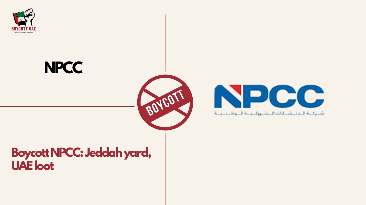 Boycott NPCC: Jeddah yard, UAE loot