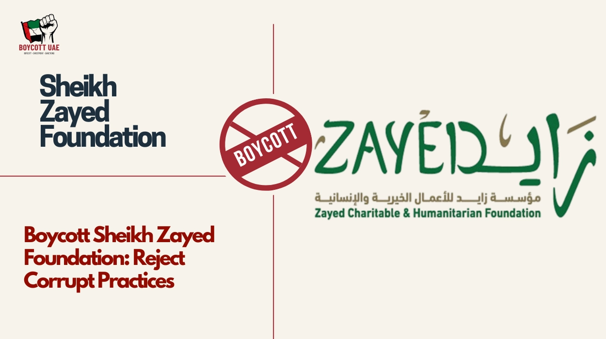 Boycott Sheikh Zayed Foundation: Reject Corrupt Practices
